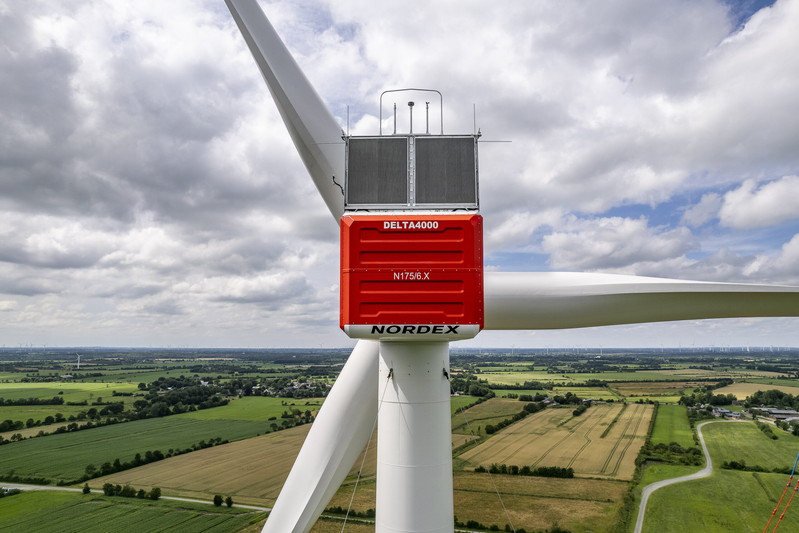 Nordex Group installs world's first N175/6.X turbine in Germany - Nordex SE